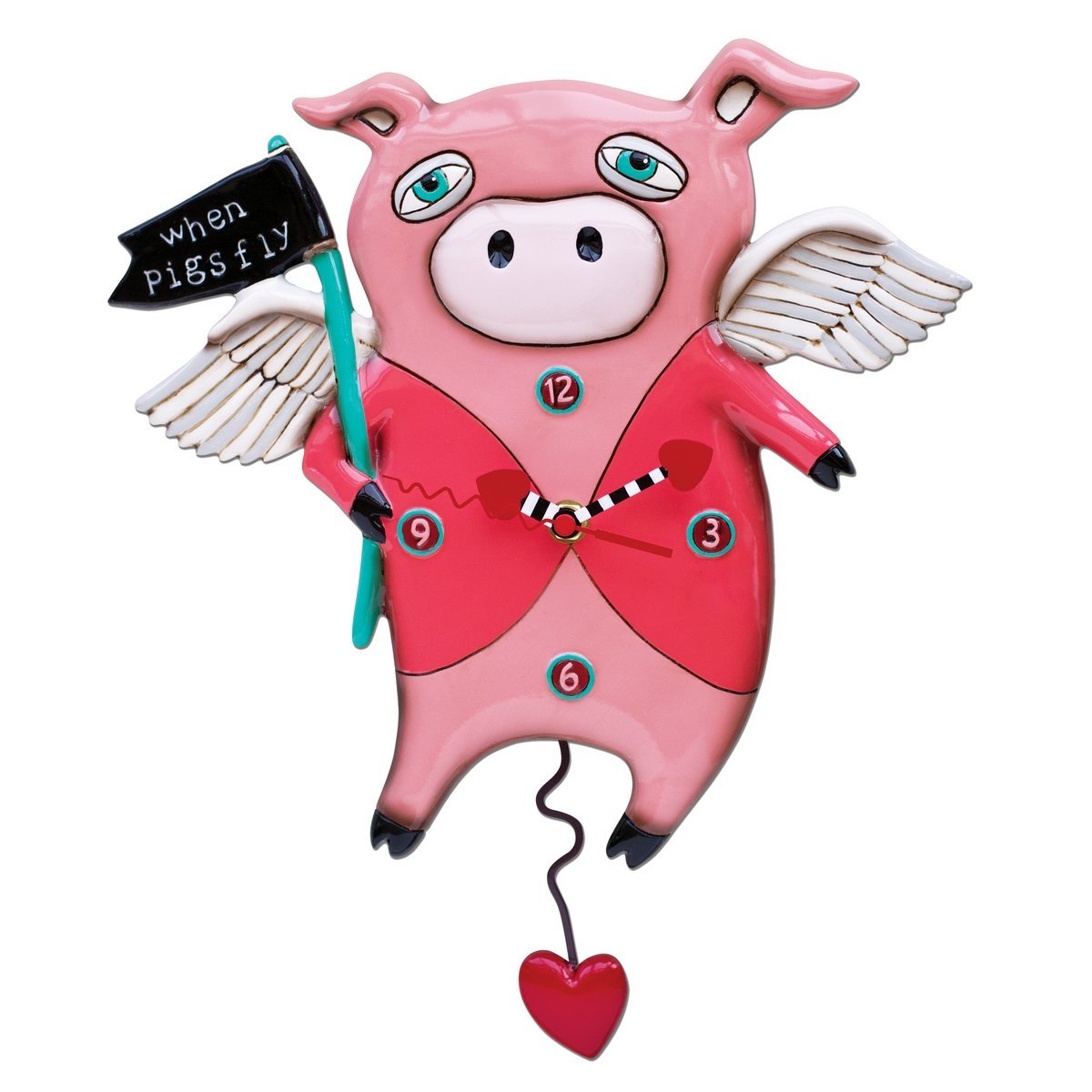 Pigs Fly Clock – Rikaro